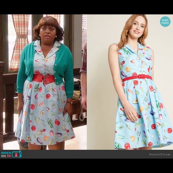 Modcloth | Dresses | Modcloth Its An Inspired Taste Veggie Dress New ...